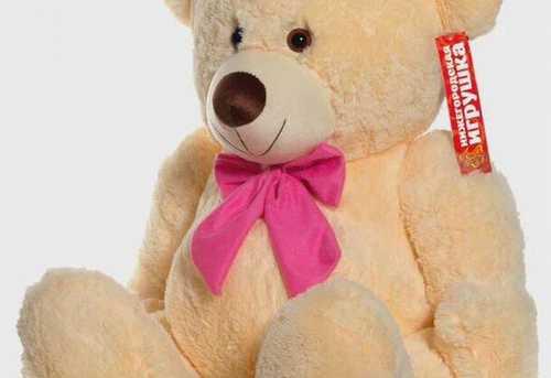 Мягкая игрушка Медведь пузатый в шарфе 60 см См-29