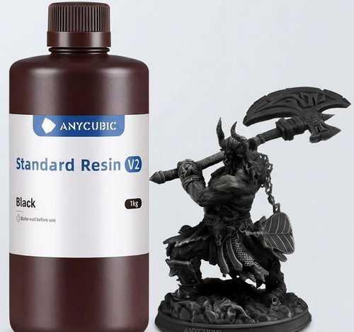 Смола Anycubic Standard Resin V2 Черная