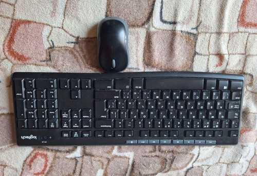 Клавиатура беспроводная мышь Logitech