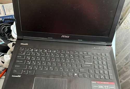 MSI 15 apache супер игровой ноутбук