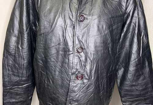 Куртка кожаная мужская размер М