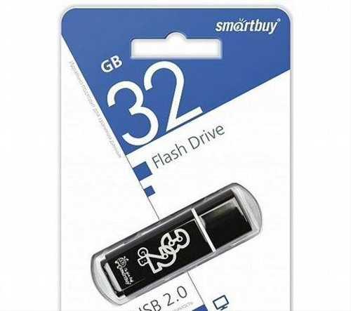 USB флешка 32Gb SmartBuy Glossy black USB 2.0