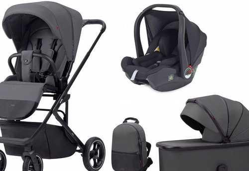 Коляска 3в1 Carrello Alfa Graphite Grey