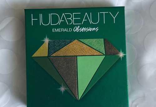Huda beauty emerald obsession палетка теней
