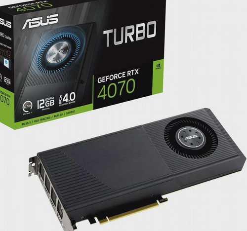 Новая видеокарта asus GeForce RTX 4070 Turbo 12 гб