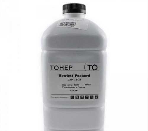 Тонер HP 1102 T-HP-LJP1102 (TO унив 1 кг/фл)