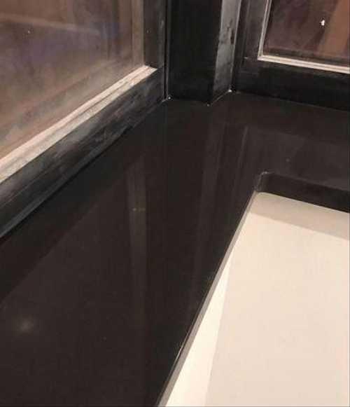 Подоконник для кухни из искусственного камня