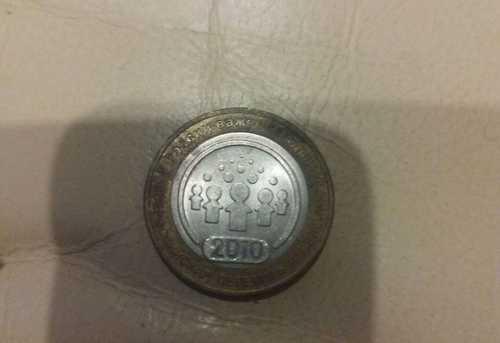 Юбилейные монеты России биметалл