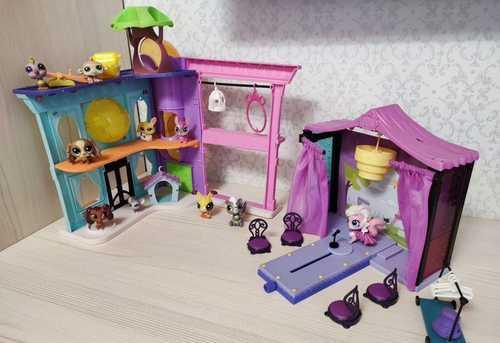 Littlest Pet Shop домик и подиум