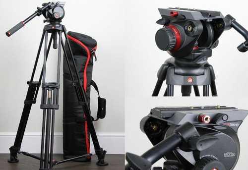 Штатив Manfrotto 546GBK + головка Manfrotto 504HD