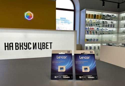 Флеш карта Micro sdhc Lexar High-Performance 32Гб