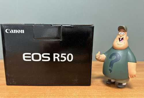 Фотоаппарат Canon EOS R50 Чёрный Body (Новый)