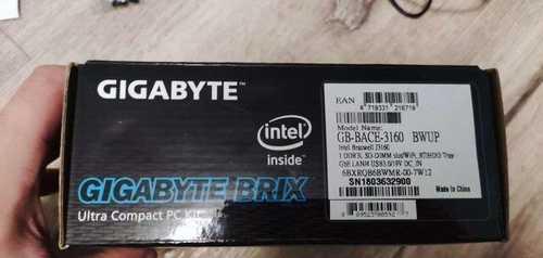 Мини пк Gigabyte brix GB-bace-3160