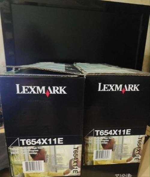 Картриджи lexmark t654x11e