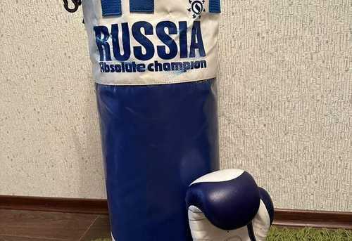 Боксерская груша (15кг) и перчатки Adidas 10 oz