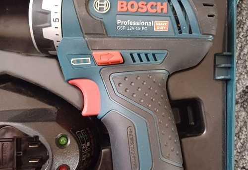 Аккумуляторная дрель bosch GSR 12v-15 FC