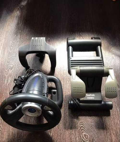 Руль для пк Saitek R220 Digital с педалями