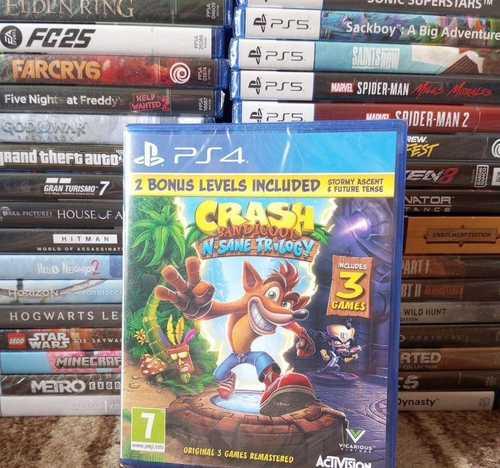 Crash Bandicoot n sane trilogy ps4 новый/new