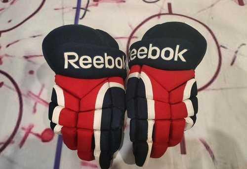 Reebok HG 7k 14 хоккейные перчатки б.у 2 раза
