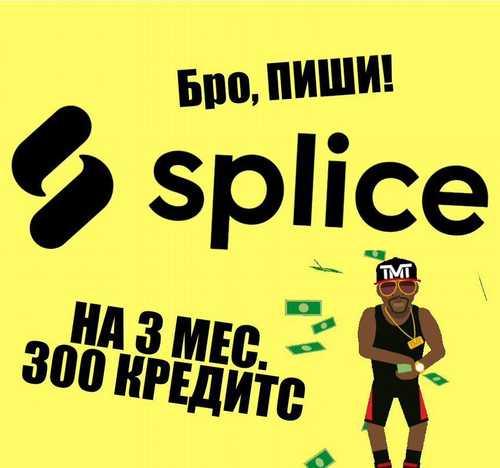 Оформлю Splice Sound+ Сплайс подписка сэмплы 3 мес