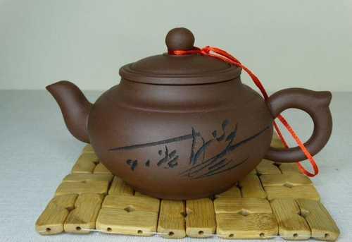 Чайник из исинской глины "Ковыль", 350 мл