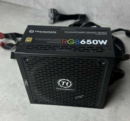 Блок питания thermaltake rgb 650w