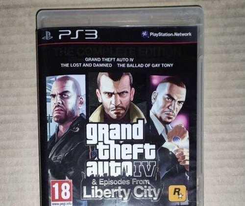 GTA IV+Episodes from Liberty City для PS3