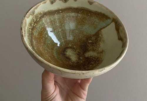 Боул керамический тарелка пиала ручная работа