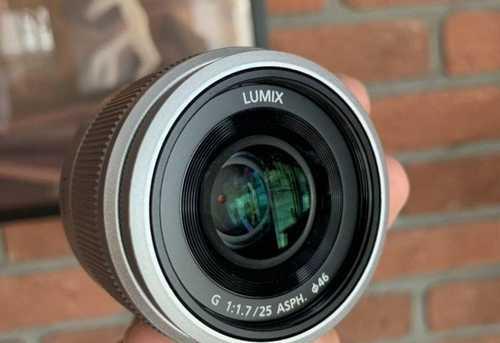 Объектив Panasonic 25mm f/1.7 G lumix