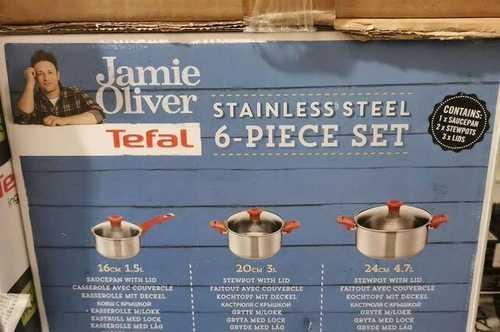 Новый набор посуды Tefal Jamie Oliver H802S674