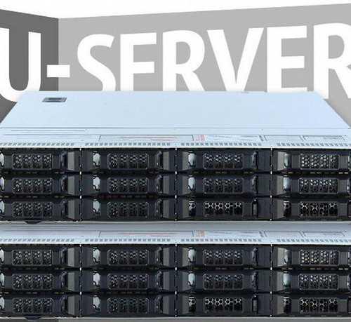 Сервер Dell R730XD 12LFF 2x2620v4 32Gb H730p 2x750