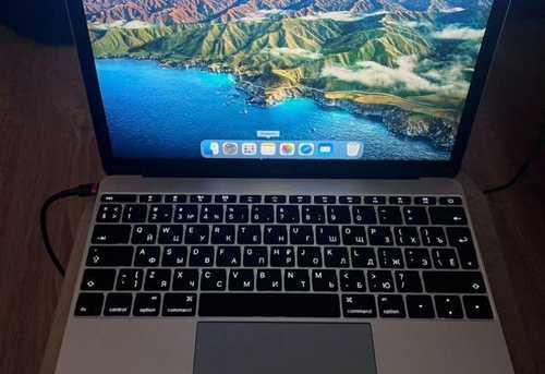 MacBook 12 (2015), 250 ГБ, Core M, 1.1 ГГц, RAM 8 ГБ, Intel HD Graphics 5300