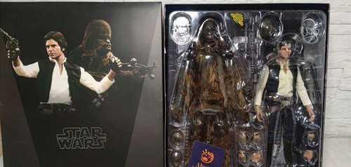 Hot toys Han Solo and Chewbacca mms263