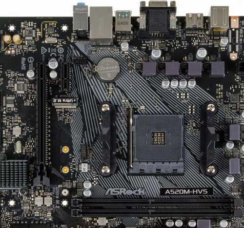 Материнская плата Asrock A520M-HVS Soc-AM4 AMD A52