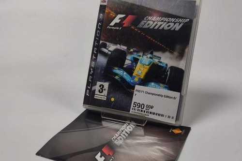 PS3 F1 Championship Edition бу