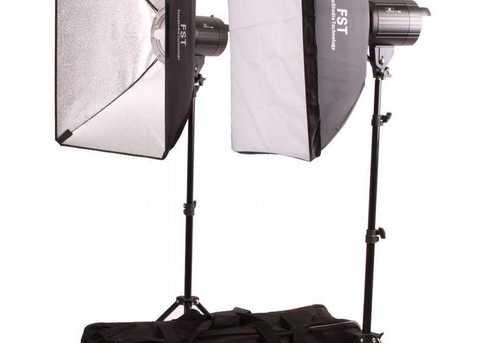 Комплект импульсного света FST F-200 Softbox KIT