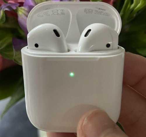 Беспроводные наушники airpods 2 (2019)