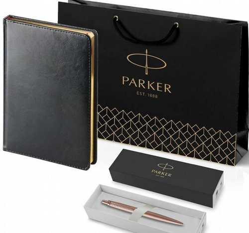 Подарочный набор: Parker Jotter XL   ежедневник, черный