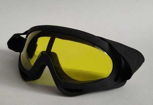 Тактические очки с желтыми линзами
