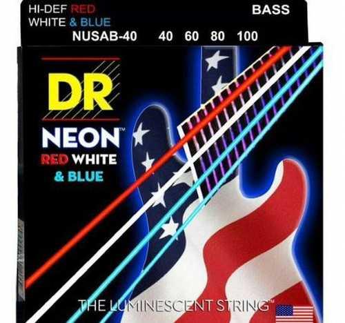 Струны для бас-гитары DR String nusab-40