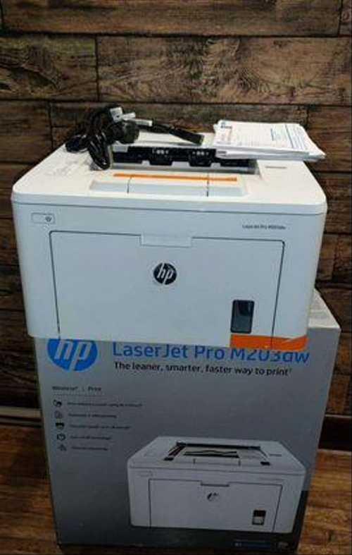 Принтер лазерный HP LaserJet Pro M203dw