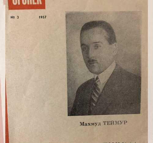 Махмуд Теймур. Шейх Джума