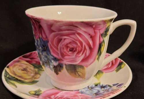 Чашка чайная с блюдцем Royal Porcelain