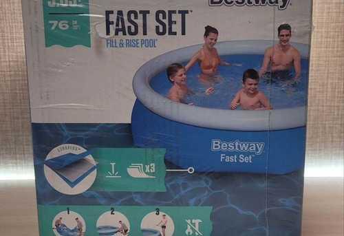 Новый Бассейн Bestway Fast Set 57270, 305х76 см