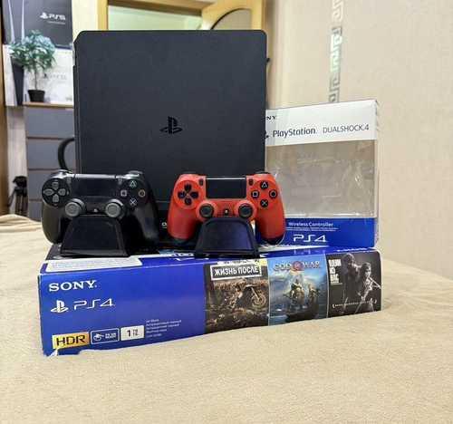 Sony playstation 4 slim 1tb   600 игр