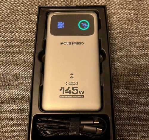 Powerbank movespeed M25 PRO 145W 25000mah