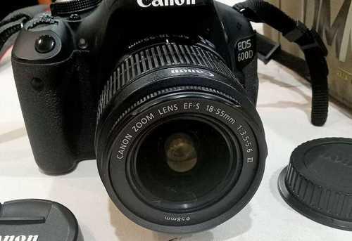 Зеркальный фотоаппарат canon eos 600d