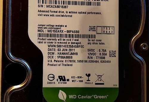 HDD 1,5tb, Western digital