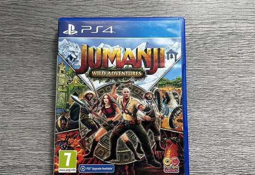 Jumanji wild adventures ps4 диск бу