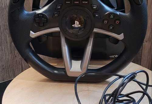 Руль hori racing wheel для PS4